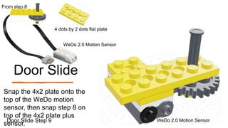 Build instructions automatic door using WeDo 2.0 | PPTX