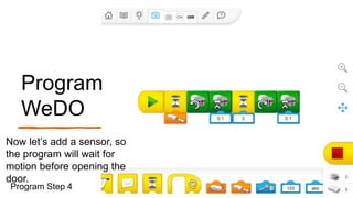 Build instructions automatic door using WeDo 2.0 | PPTX