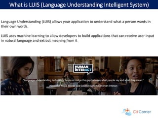 Build intelligent microsoft azure bot using luis and qn a maker | PPT