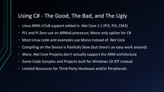 Build IoT Applications with C# | PPT