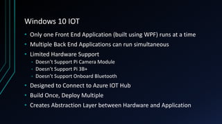 Build IoT Applications with C# | PPT