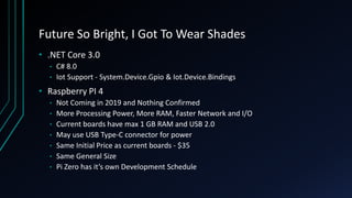 Build IoT Applications with C# | PPT