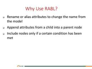 Build JSON and XML using RABL gem | PPT