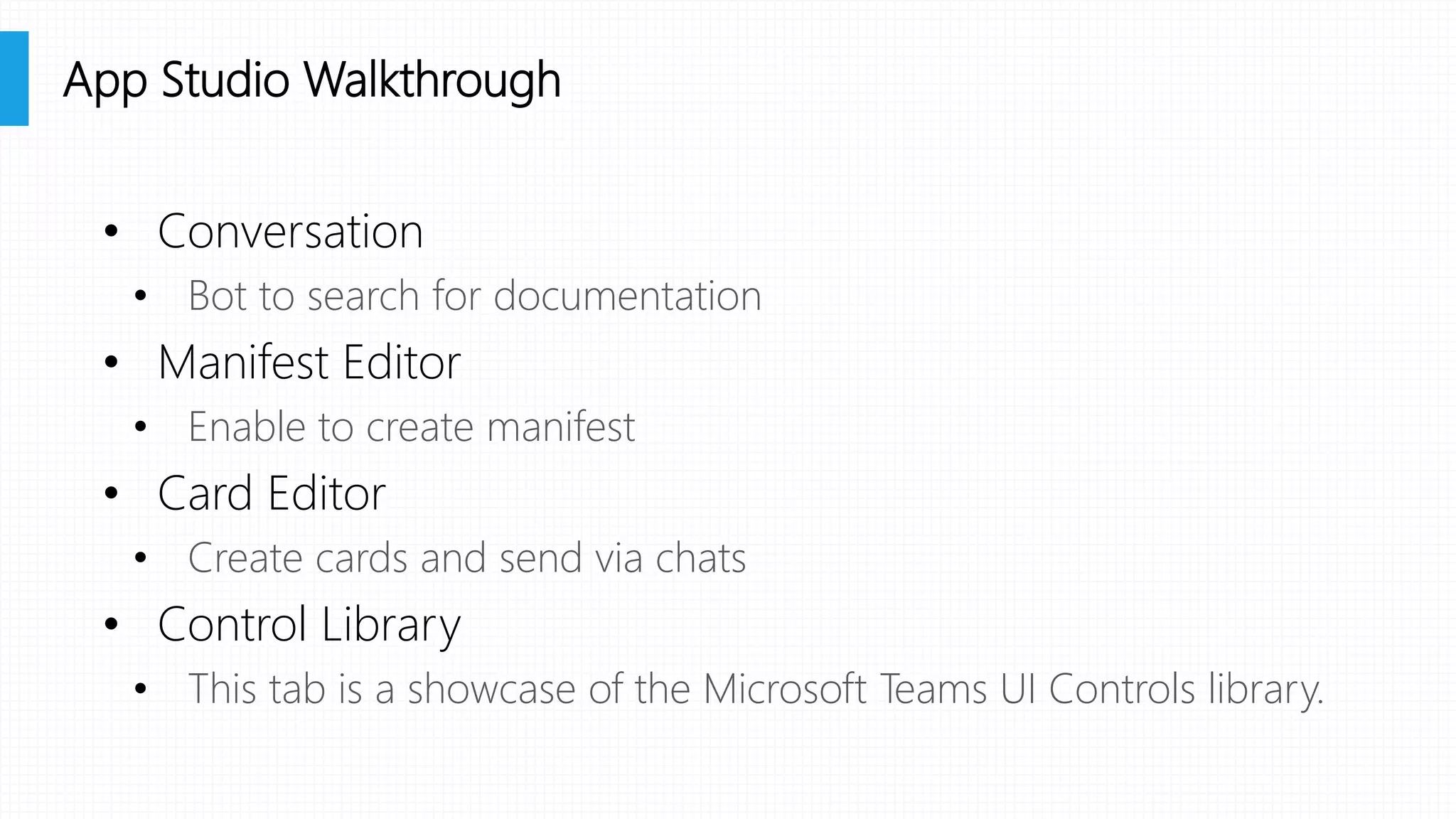 Build Microsoft Teams Apps with Teams App Studio | PPTX