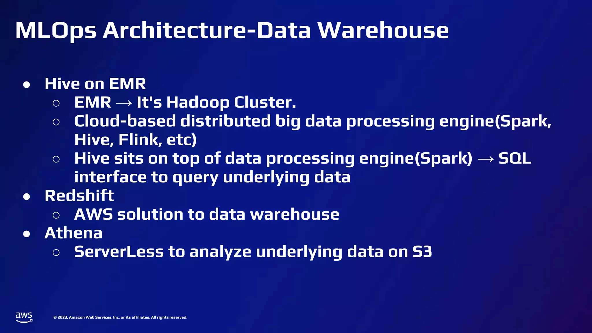 Build MLOps System on AWS | PPT