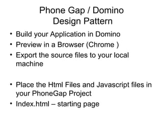 Build native android applications with domino | PPT