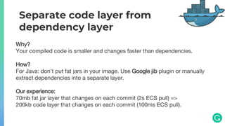 Build optimization mechanisms in GitLab and Docker | PPT