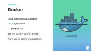 Build optimization mechanisms in GitLab and Docker | PPT
