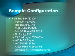 Guide to Building Your Own PC - May 2005 | PPT