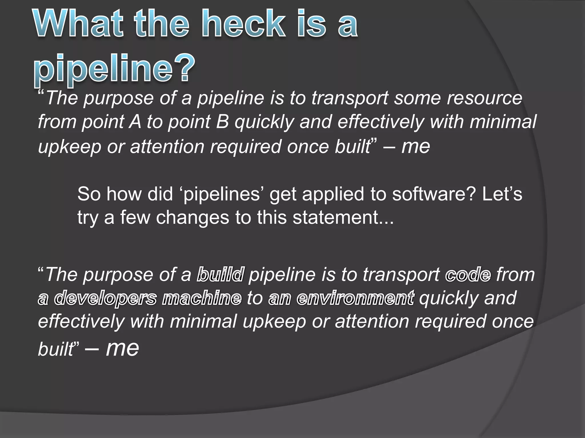 Anatomy of a Build Pipeline | PPTX