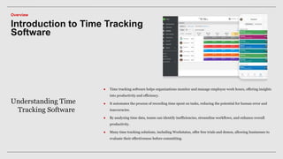 Build Productive Teams With Time Tracking Software Pptx