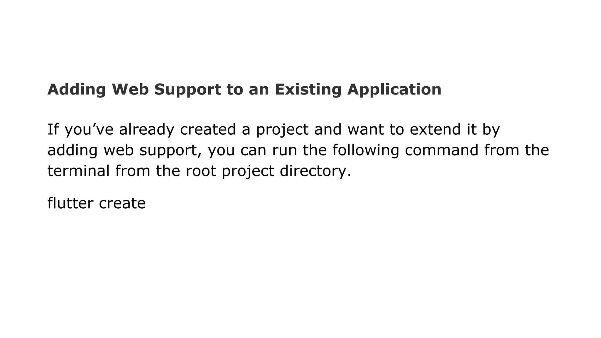 Build Run First Web Application Using Flutter For Web Ppt