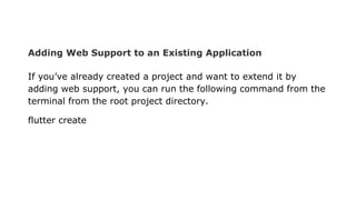 Build run first web application using flutter for web | PPTX | Internet | Computing