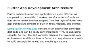 Build run first web application using flutter for web | PPTX | Internet | Computing