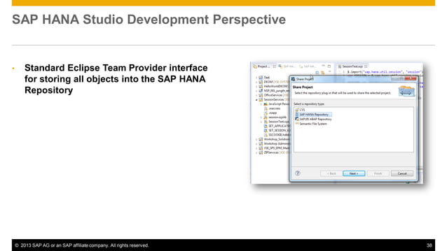 SUSE Technical Webinar: Build HANA Apps in the Framework of the SAP and ...