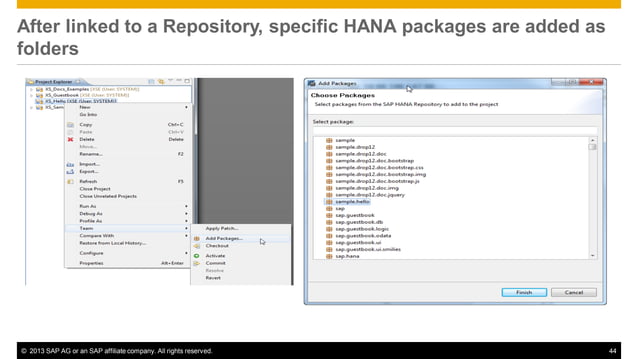 SUSE Technical Webinar: Build HANA Apps in the Framework of the SAP and ...