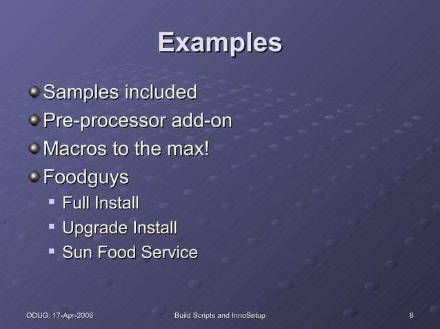 Build Scripts And Inno Setup | PPT