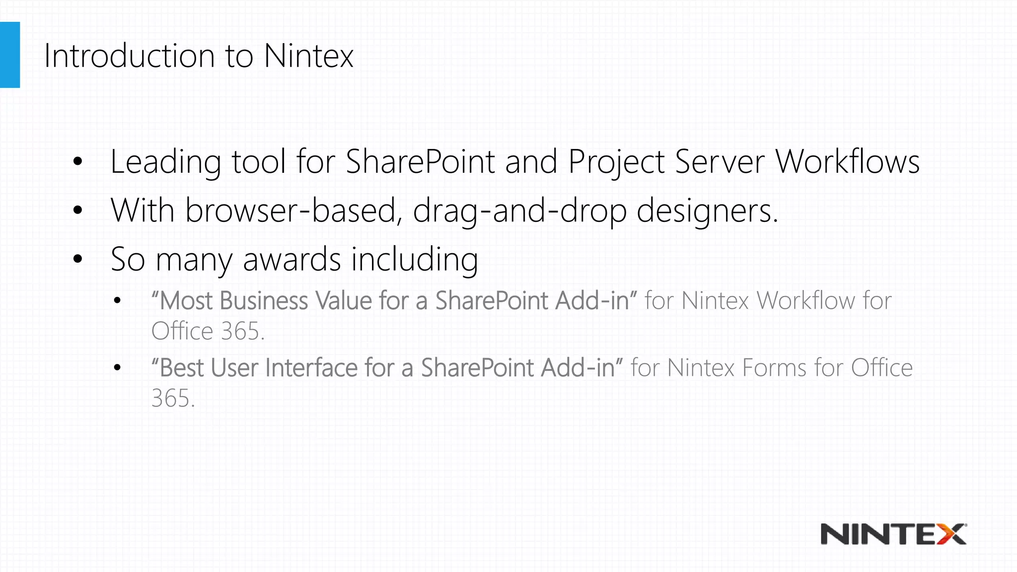 Build SharePoint Online Workflows and Customize Forms Using Nintex for Office 365 | PPT