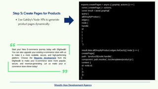 Build Shopify app with Gatsby A Complete Guide | PPT