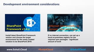 Build SPFx Solutions for SharePoint 2019 | PPT