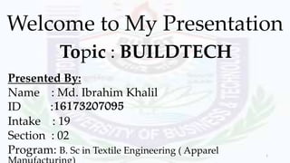 Buildtech | PPTX