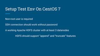 Build & test Apache Hawq | PPTX