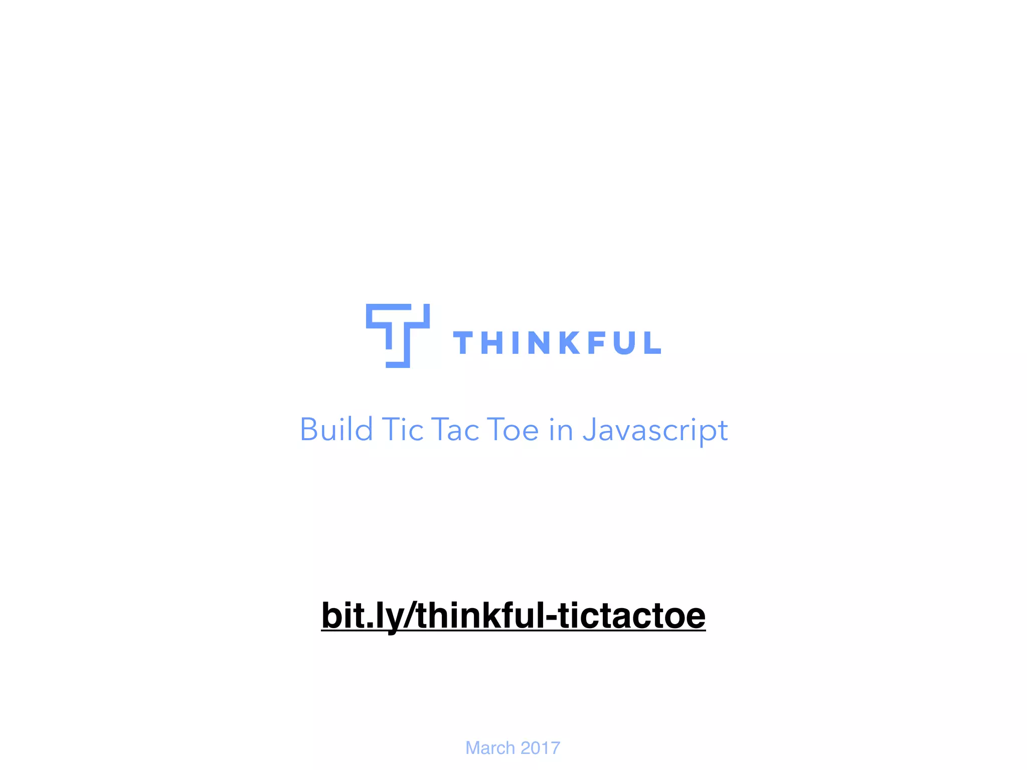 Build tic tac toe with javascript (4:11 dc) | PDF