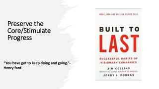 Build to last | PPT