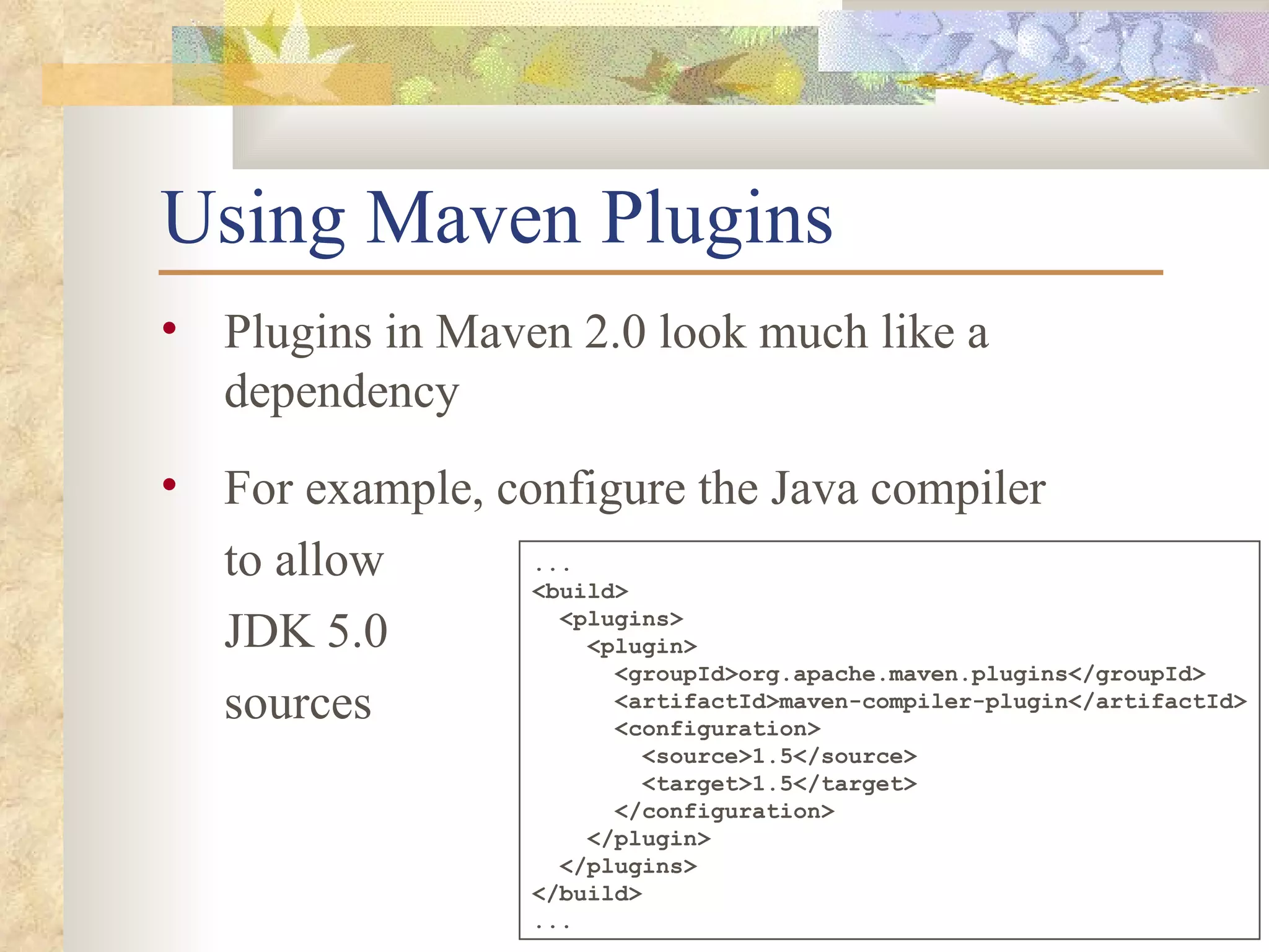 Maven 2.0 - Project management and comprehension tool | PPT
