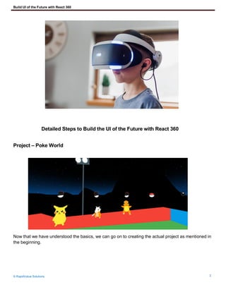 Build UI of the Future with React 360 | PDF