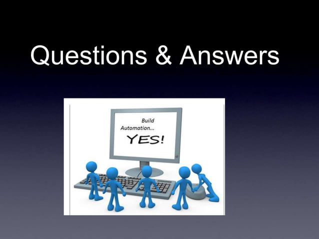 Automated Build using teamcity | PPTX