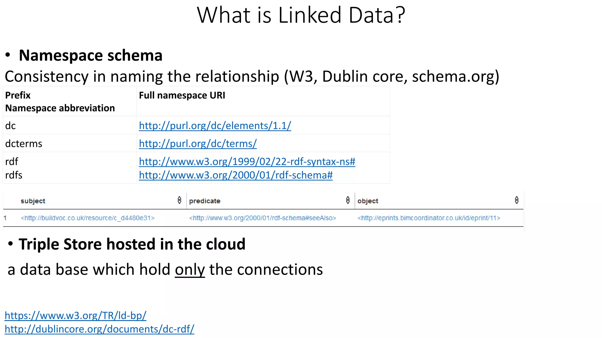 Buildvoc Introduction to linked data digital construction week 2018 | PPT