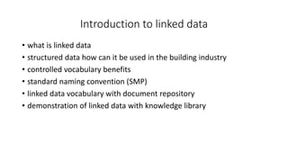 Buildvoc Introduction to linked data digital construction week 2018 | PDF