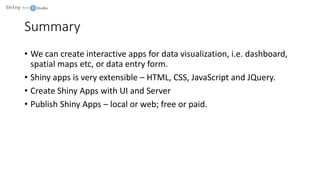 Build web apps with R | PPTX | Computer Software and Applications | Computing