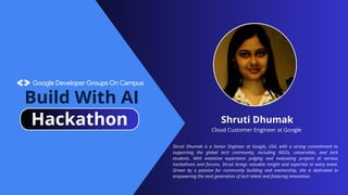 BUILD WITH AI Hackathon 8 - 9 November 2024 | GDGC | PDF