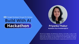 BUILD WITH AI Hackathon 8 - 9 November 2024 | GDGC | PDF