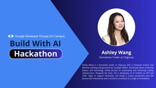 BUILD WITH AI Hackathon 8 - 9 November 2024 | GDGC | PDF