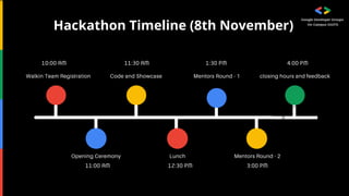 BUILD WITH AI Hackathon 8 - 9 November 2024 | GDGC | PDF