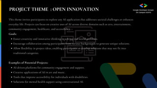 BUILD WITH AI Hackathon 8 - 9 November 2024 | GDGC | PDF