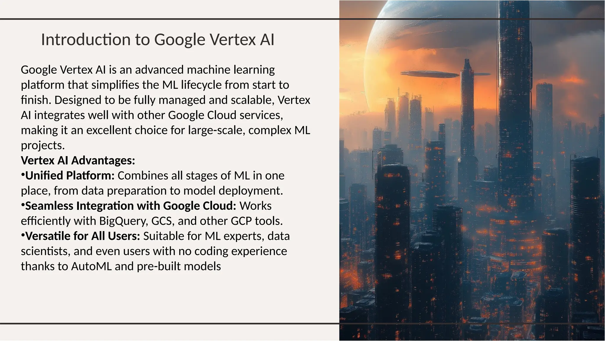 Build with AI: Google Cloud Platform & Vertex AI | PPTX | Cloud Computing | Internet