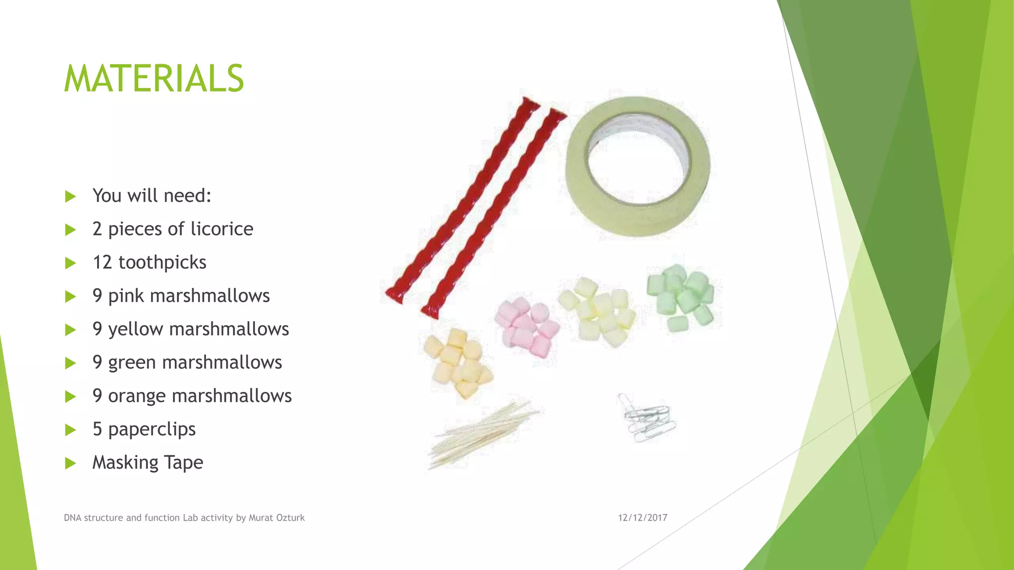Build your dna model and eat it! | PPTX
