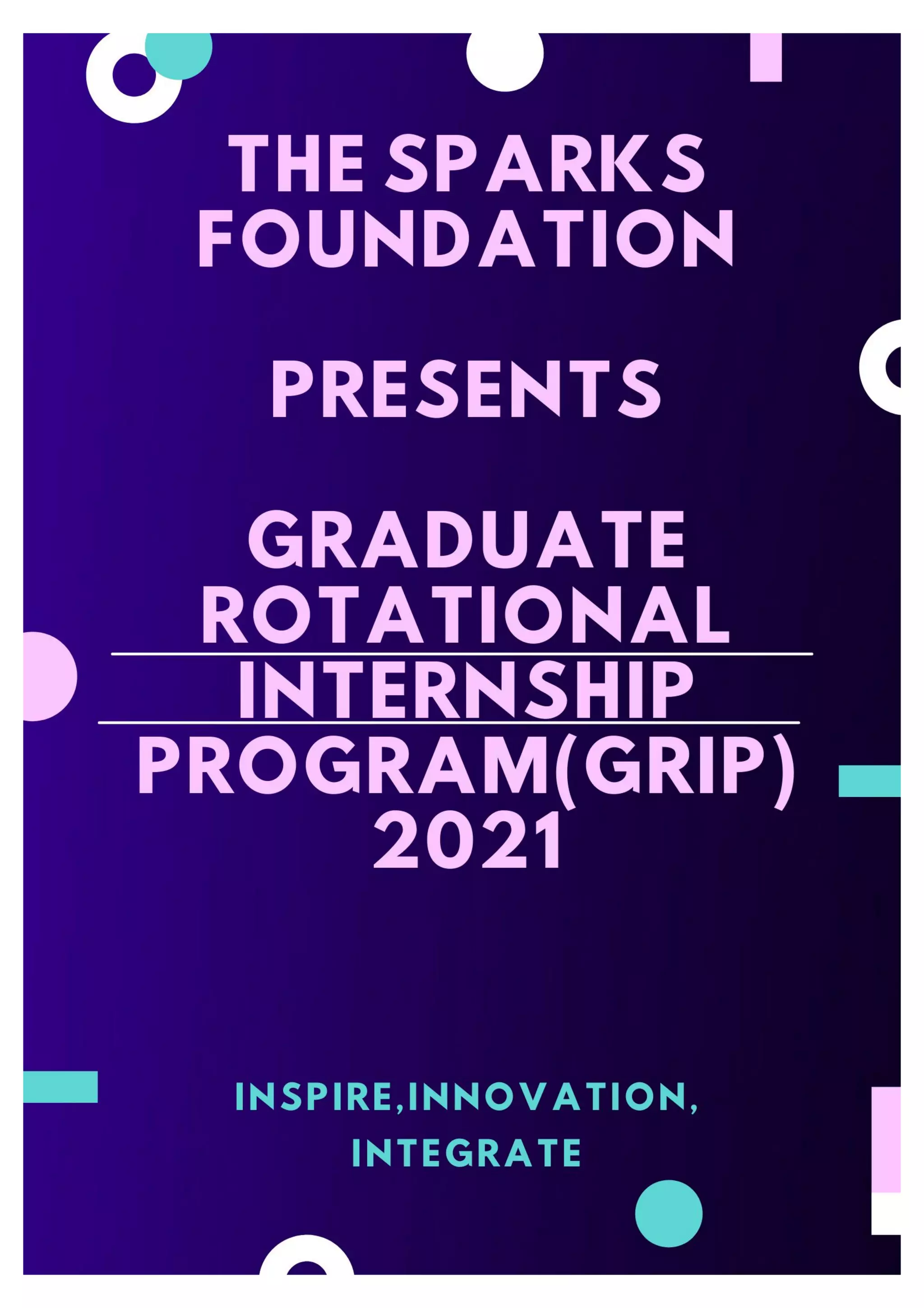 The sparks foundation internship assignment | PDF