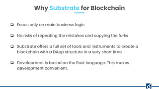 Build your first DApp using Substrate Framework - Part I | PPT