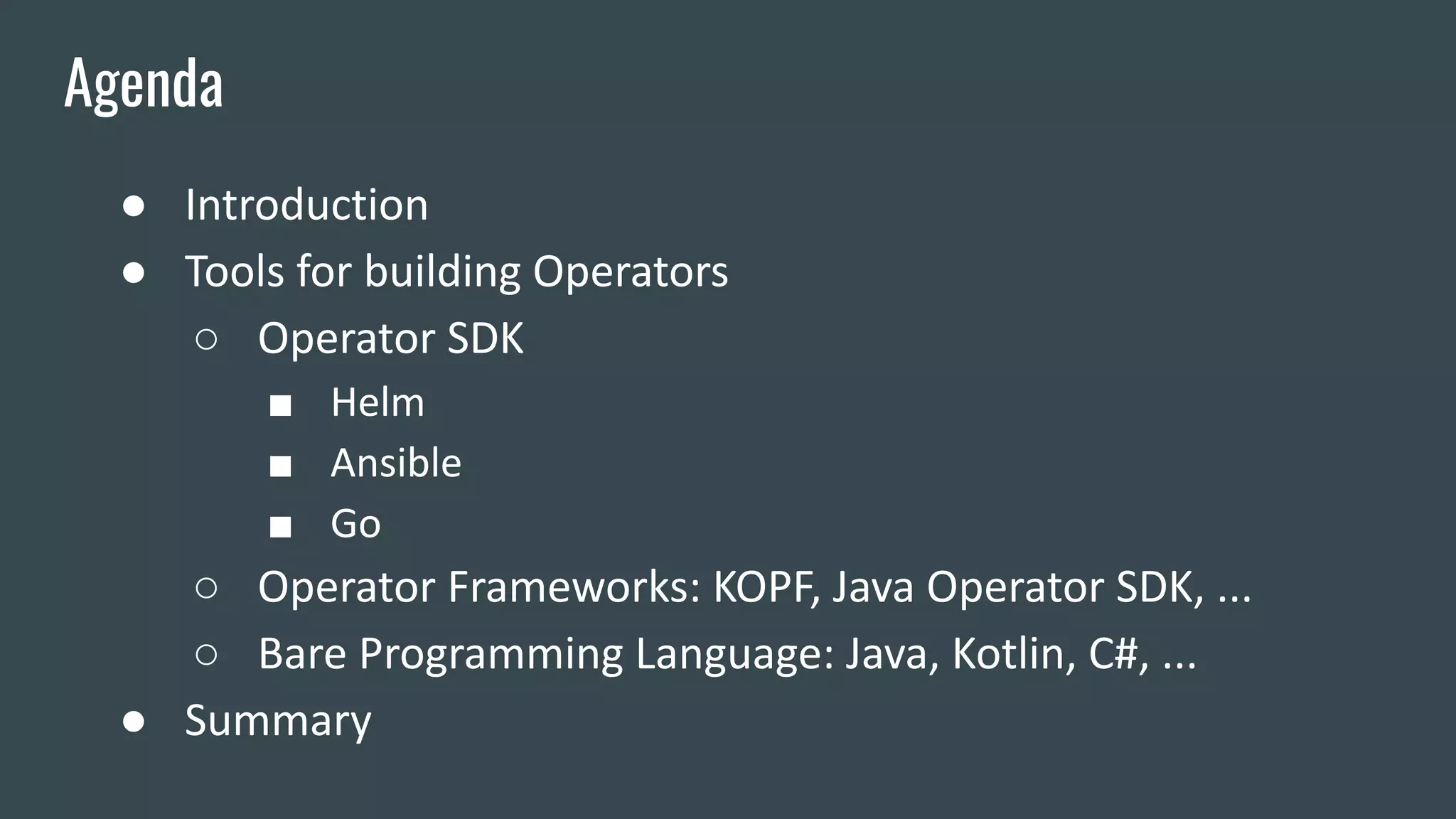 Build Your Kubernetes Operator with the Right Tool! | PDF