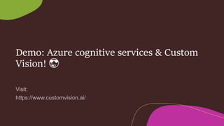 Build your model using azure custom vision and deploy it in a webapp | PPTX