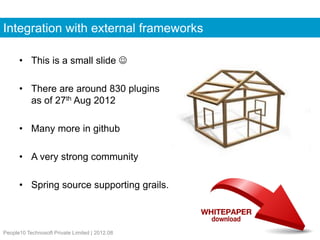 Build your next application in weeks and not months with Groovy and Grails | PPT