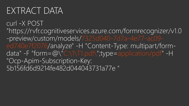 Build your own airplane ticket processing system using azure cognitive services | PPT
