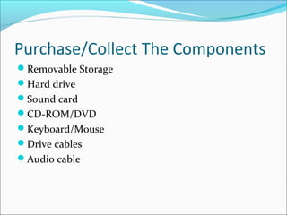 Build your own computer | PPT