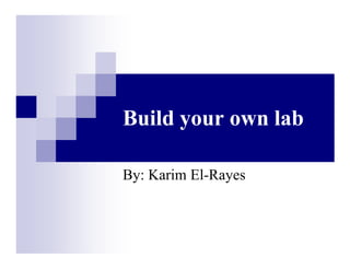 Build your own electronics lab | PPT