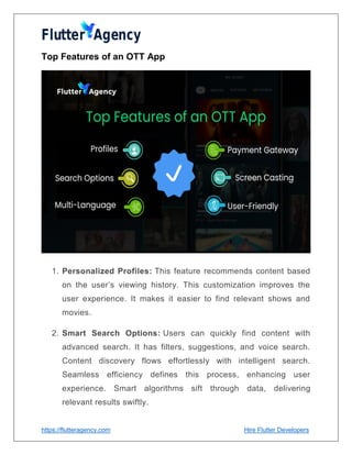 Build Your Own OTT App Like Hulu | Video Streaming Apps | PDF